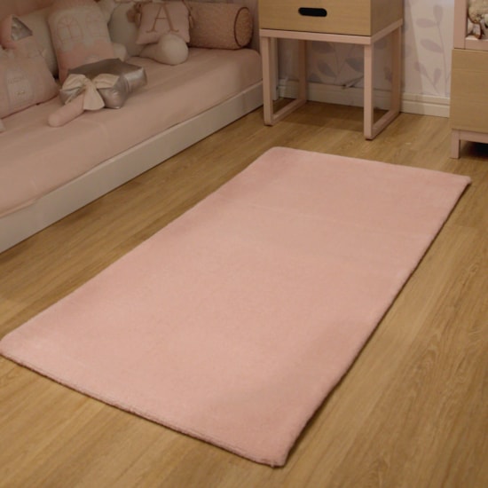 Tapete Basic Colors Rosa Chiclete - 0,60 x 1,20 - Moriah Tapetes