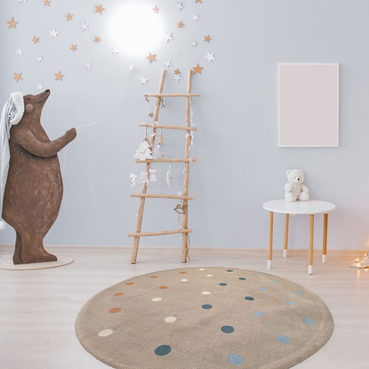 Tapete Quarto Infantil Redondo Ah Mar Bubbles - Moriah Tapetes
