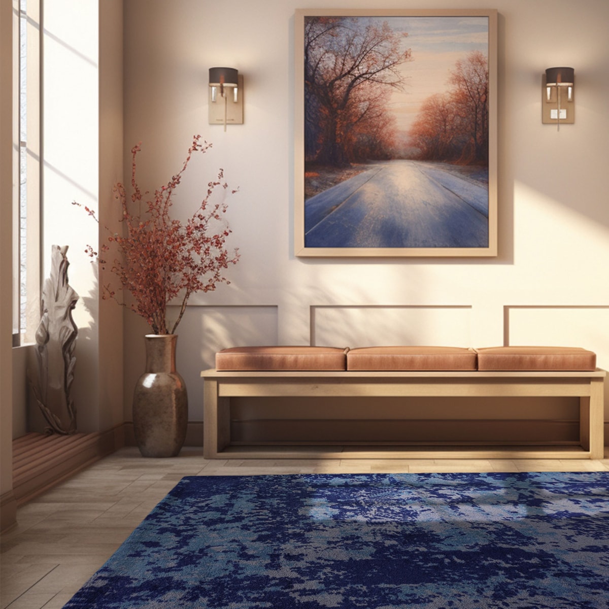 Tapete Sala Escritório Estonado heavenly - 1,90 x 2,50 - Moriah Tapetes