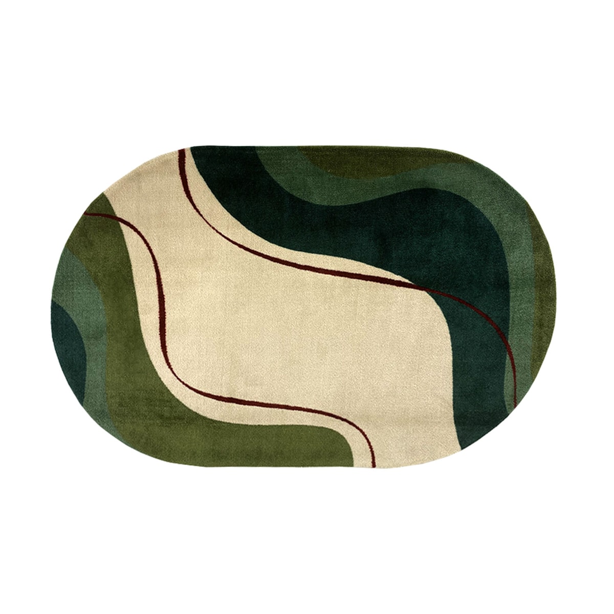 Tapete Sala Orgânico Garden Edge - Moriah Tapetes