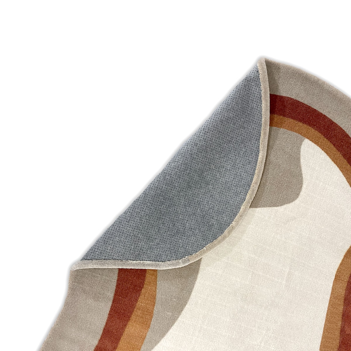 Tapete Sala Orgânico Rocks Terracota - Moriah Tapetes